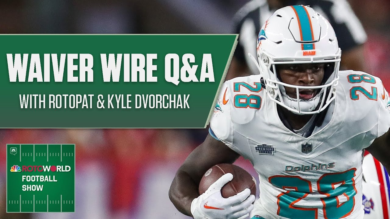 Fantasy Football Waiver Wire Q&A with RotoPat & Kyle Dvorchak (9/25/23 ...