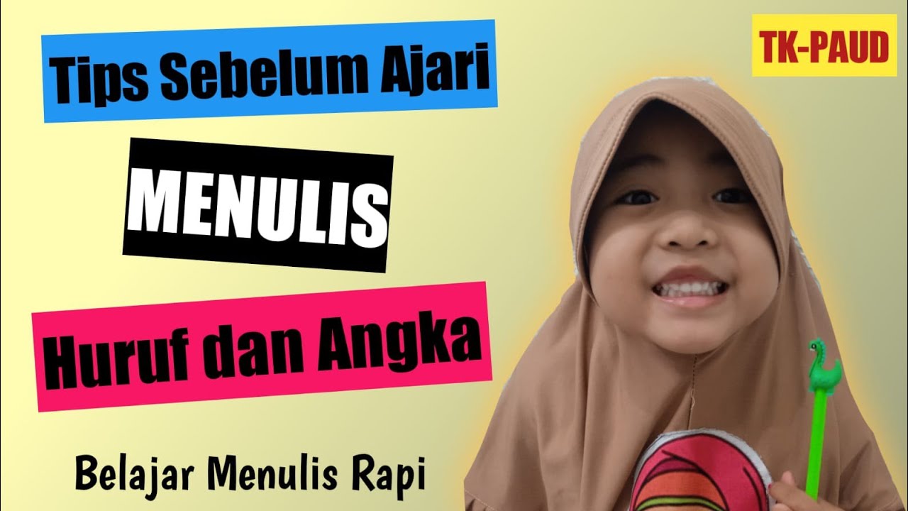 🔴TIPS‼️Sebelum Belajar Menulis Huruf dan Angka | Menulis Cepat Mudah ...