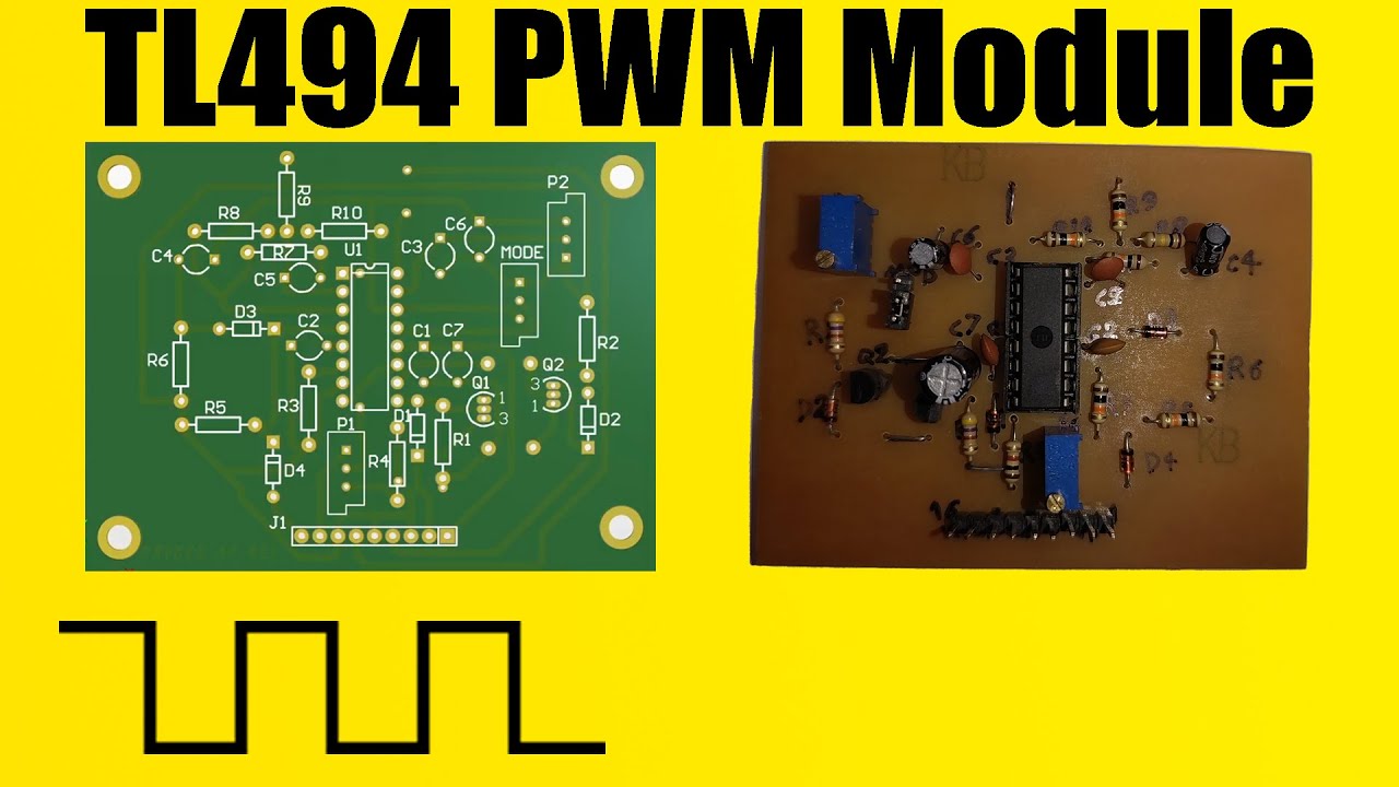 TL494 PWM 50HZ to 100Khz | TL494 PWM Controller Frequency 50-100kHz ...
