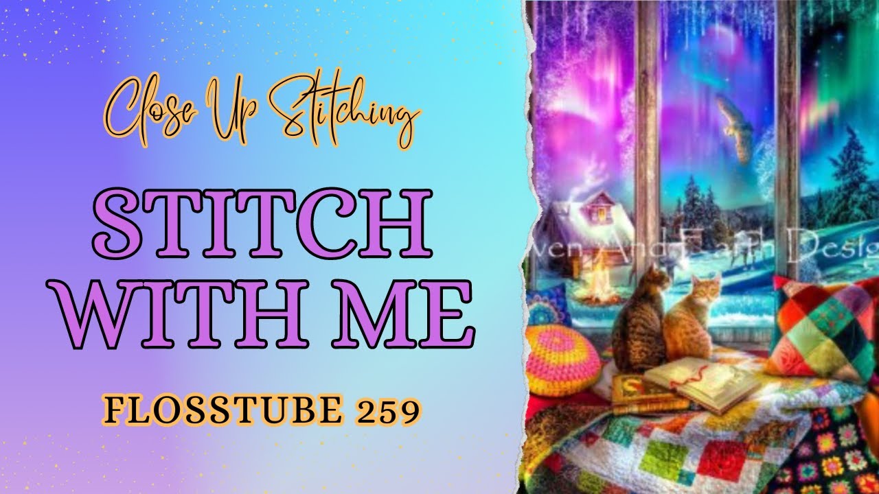 Close Up Stitching | Stitch with me HAED The Winter Reading Nook ...