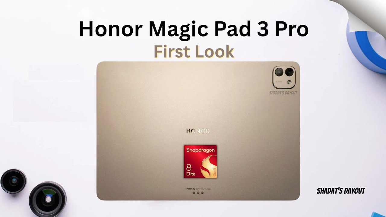 Honor Magic Pad 3 Pro First Look - FINALLY, IT'S OFFICIAL - YouTube