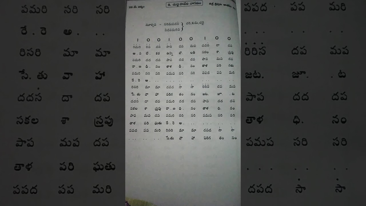 Sudda saveri geetam ( 1st speed) - YouTube