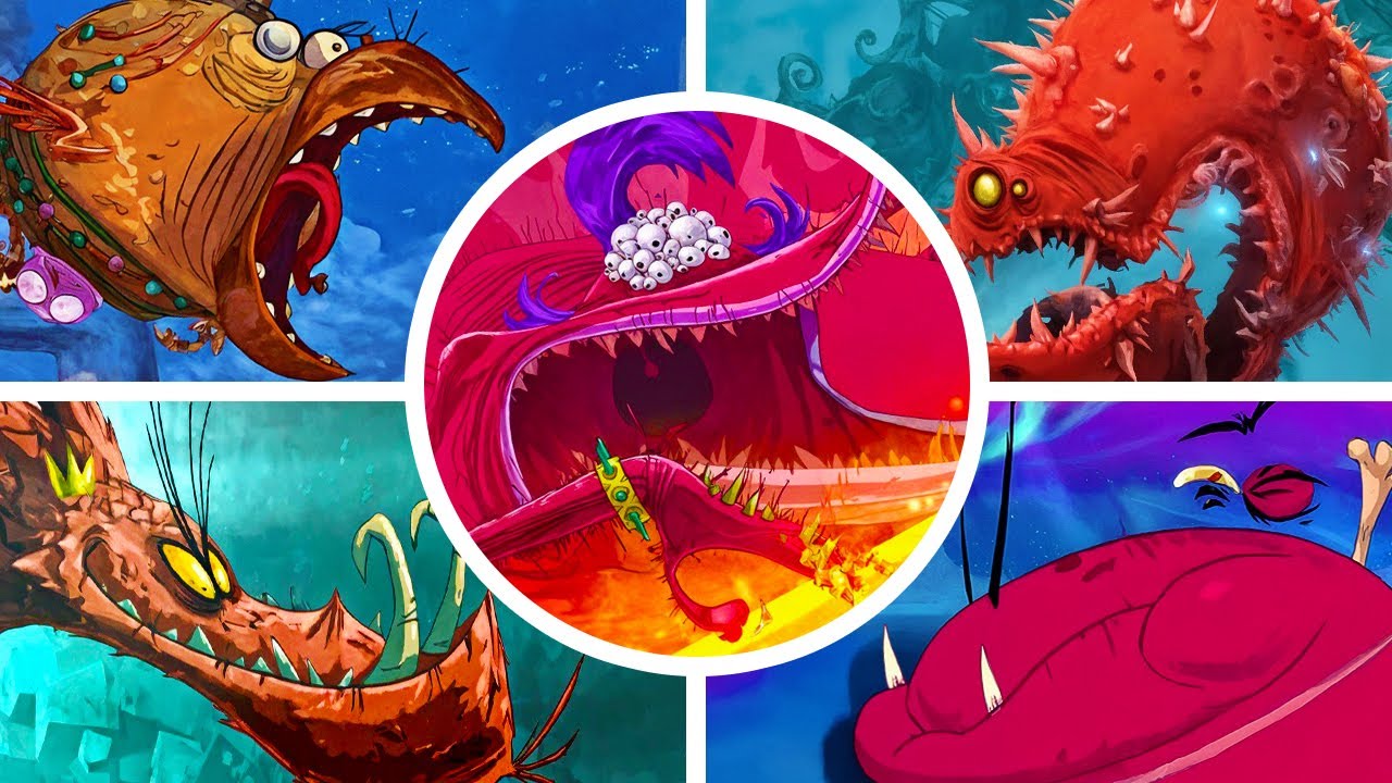 Rayman Origins - All Bosses & Ending - YouTube