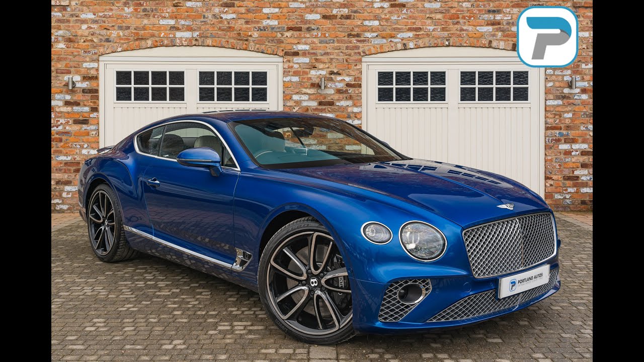 2018/68 BENTLEY CONTINENTAL GT W12 6.0 IN SEQUIN BLUE METALLIC WITH TWO ...