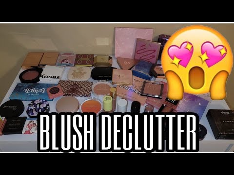 BLUSH DECLUTTER || DECLUTTER SERIES 2022 #declutter - YouTube
