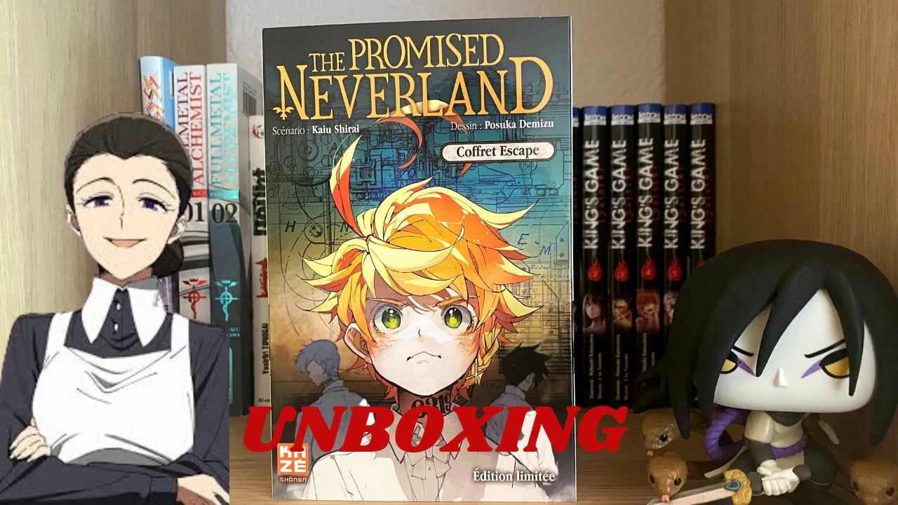 UNBOXING : COFFRET ESCAPE THE PROMISED NEVERLAND - YouTube