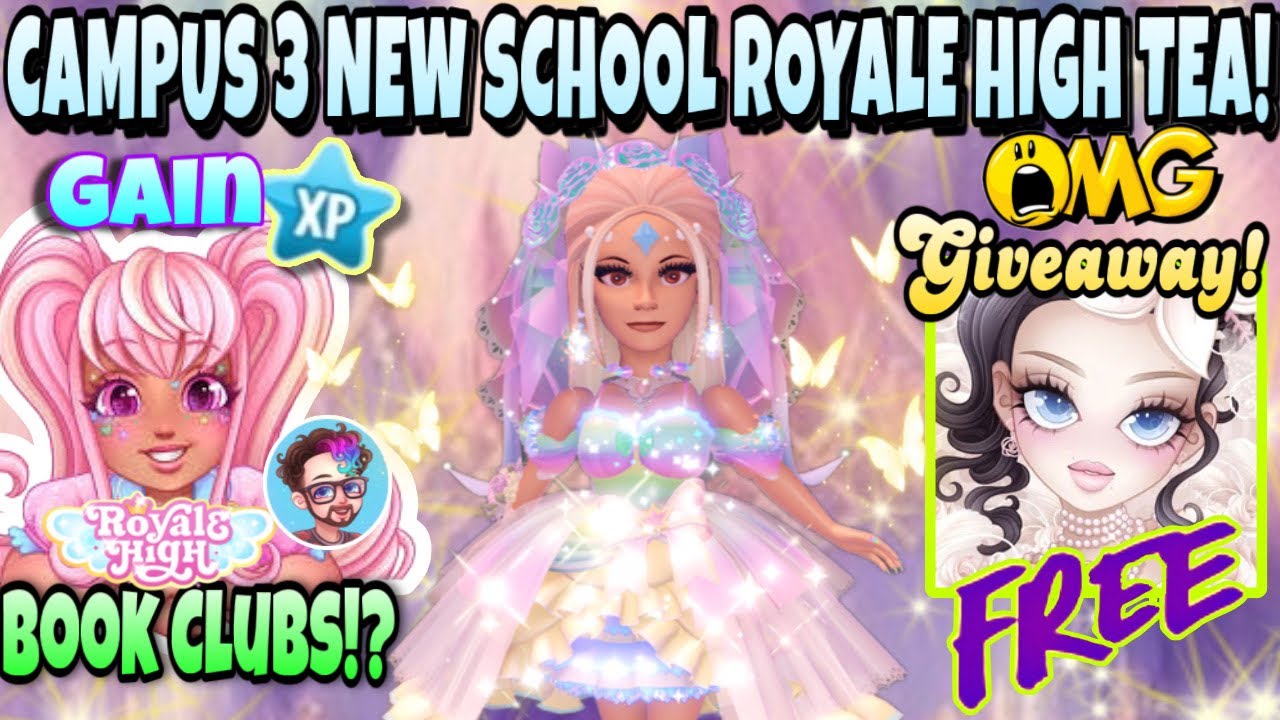 LAUNCE CONFIRMED! CAMPUS 3 ROYALE HIGH BOOK CLUBS!? GAIN XP ROYALE HIGH ...