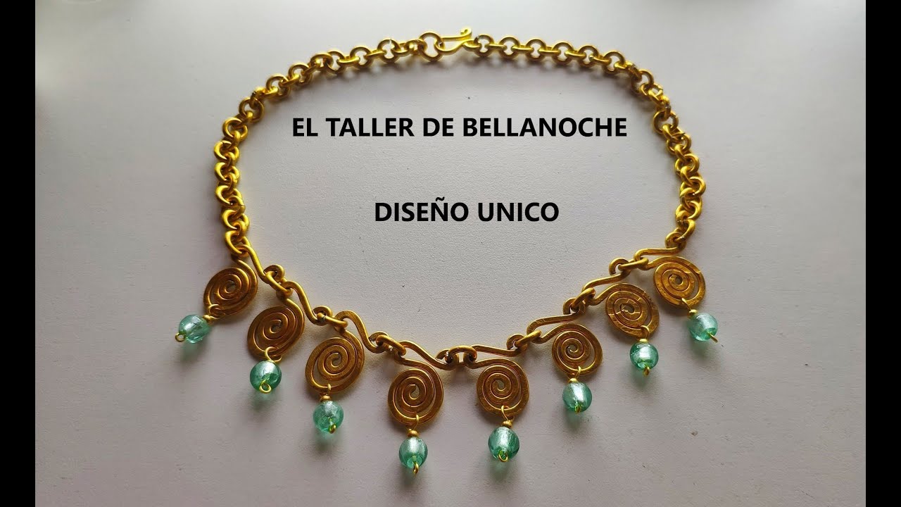 COMO HACER UN COLLAR PRECOLOMBINO-HOW TO MAKE A PRE-COLUMBIAN NECKLACE ...