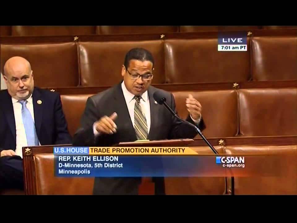 Rep. Ellison Floor Statement in Opposition to Fast Track - YouTube