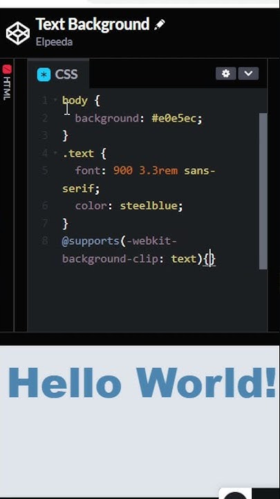 CSS Text Background Image #shorts - YouTube