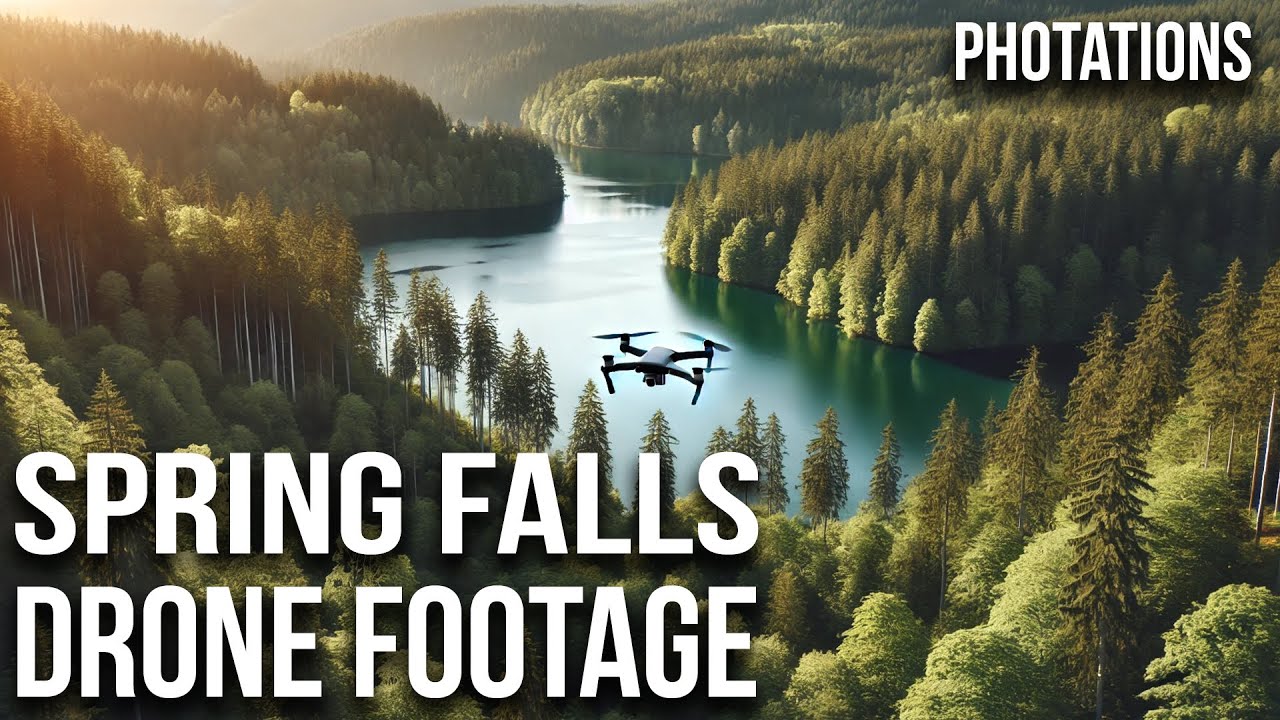 2+ Hours of Relaxing Spring Falls Aerial Photography - YouTube