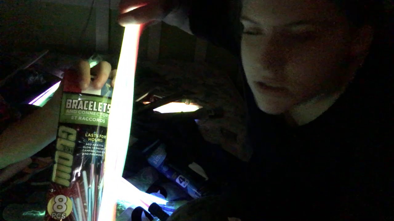 Cracking glow sticks - YouTube