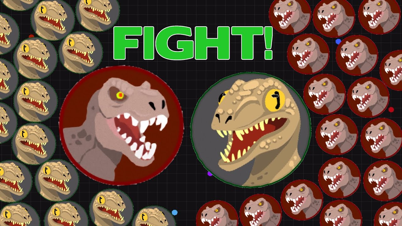 Agar.io - Jurassic Attack // Custom Agar.io Skin Gameplay - YouTube