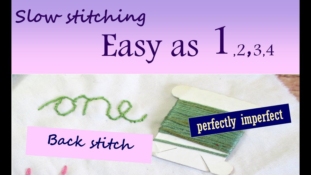 How to hand stitch words and letters the easy way - part 1: whipped ...