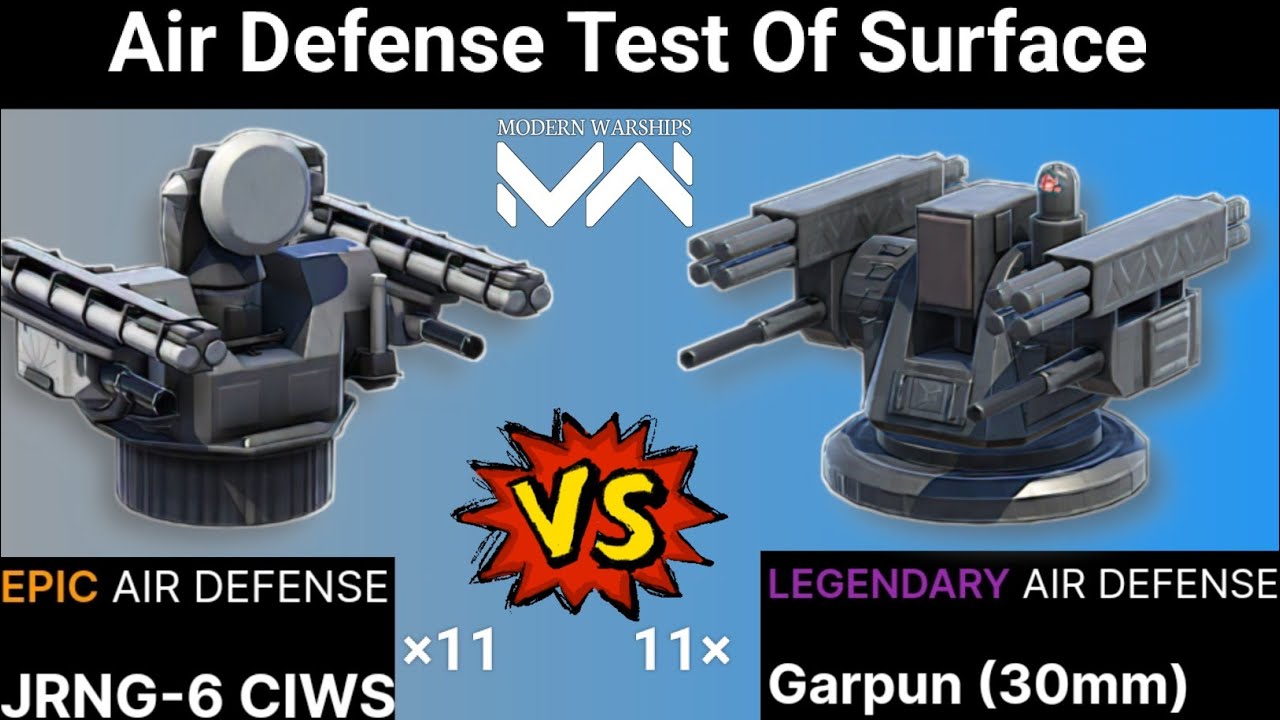 JRNG-6 CIWS Vs Garpun | Air Defense's Autocannon Test - Modern Warships ...