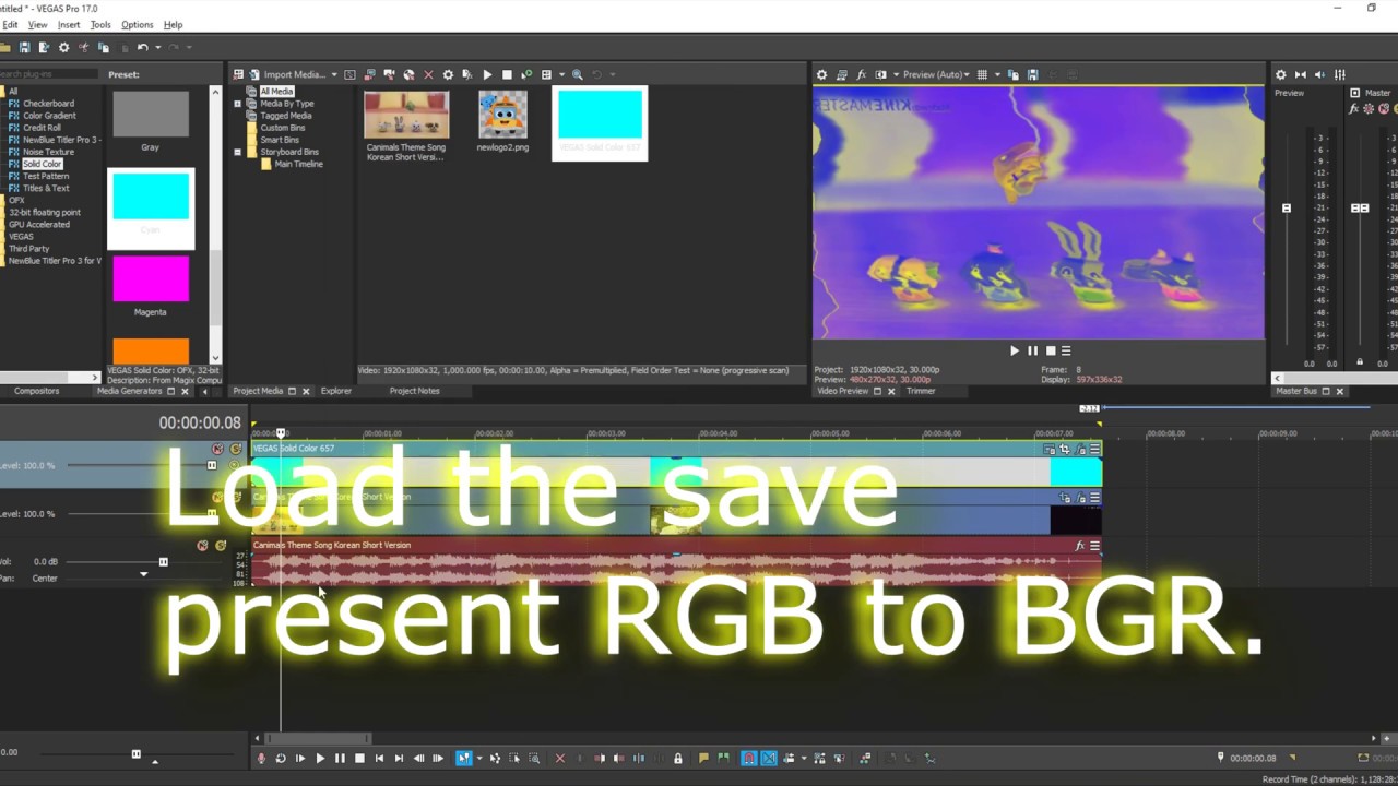 How to make U Major 5 On Sony Vegas 17.0 - YouTube