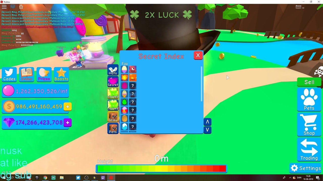 i got two secret pets. im so happy. roblox BGS - YouTube