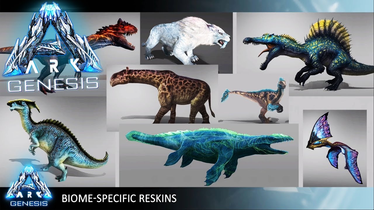 ASI SON LAS *NUEVAS RE-SKINS DE BIOMA* | TODA LA INFORMACION | Ark ...