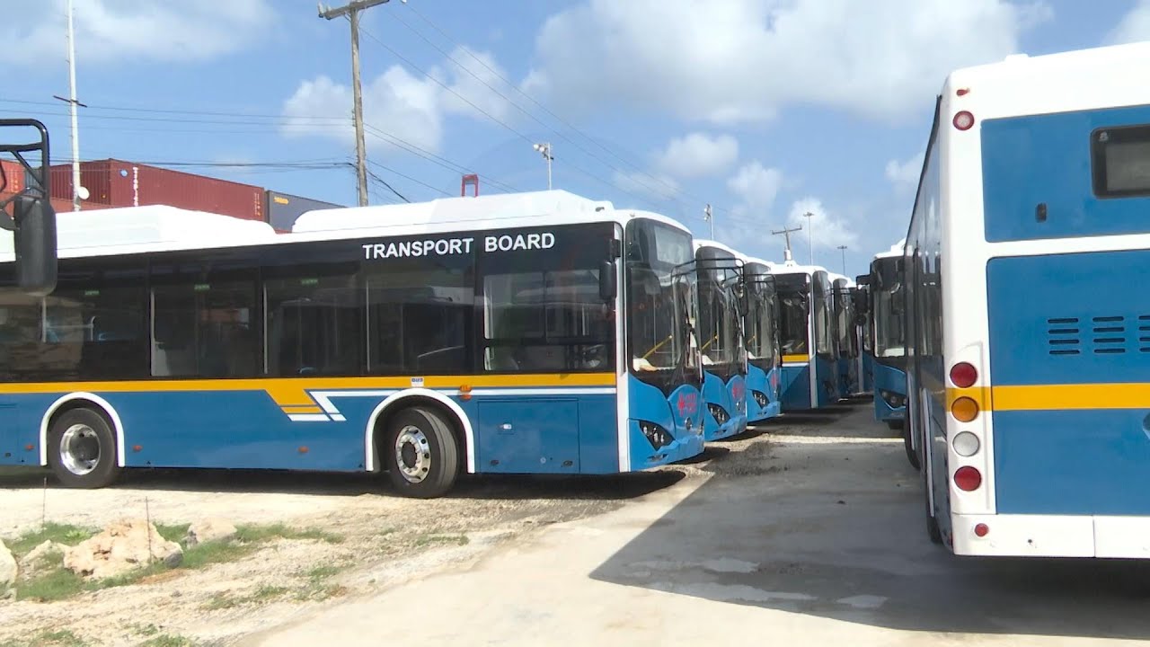 China gifts Barbados 30 new electric buses - YouTube
