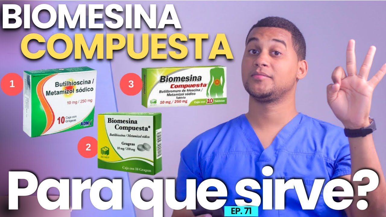 BIOMESINA COMPUESTA PARA QUE SIRVE | 3 COSAS | MEDICAMENTOS - YouTube