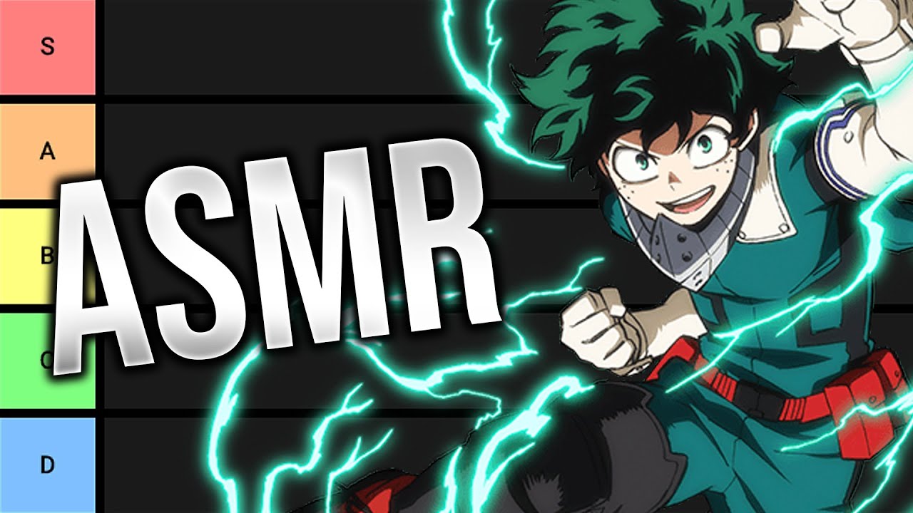 ASMR | Tier list MY HERO ACADEMIA ! 👊 - YouTube