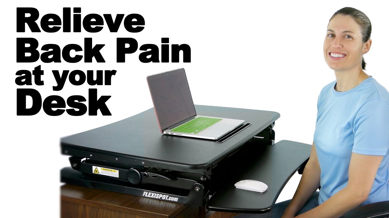 Relieve Back Pain & Fatigue at Your Desk - Ask Doctor Jo - YouTube
