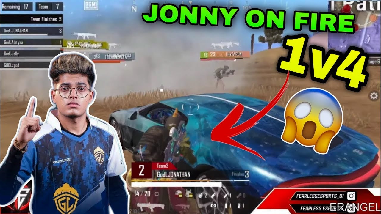 Jonathan God Level 1v4😱 - YouTube