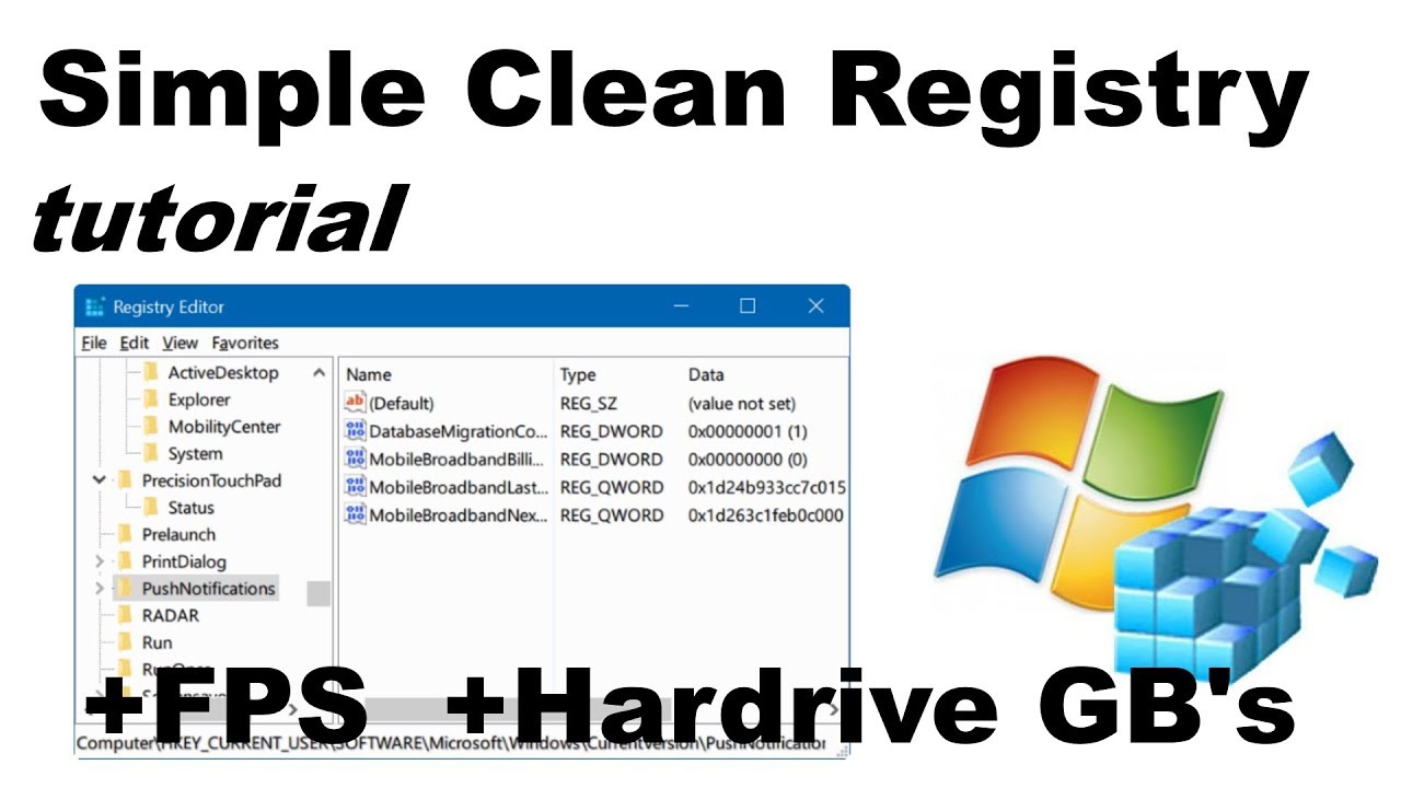 How to remove unnecessary registry files - Cleaning Registry Tutorial ...