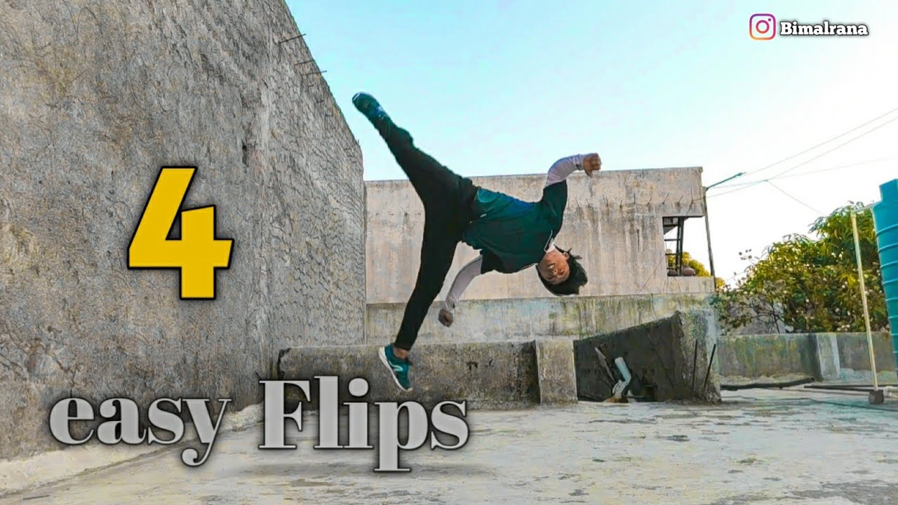 4 Easy flips and tricks - anyone can learn in Hindi ( for beginners ...
