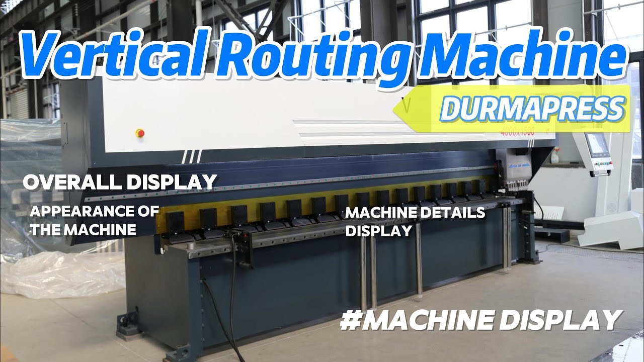 Want to improve processing efficiency? DURMAPRESS vertical V groover ...