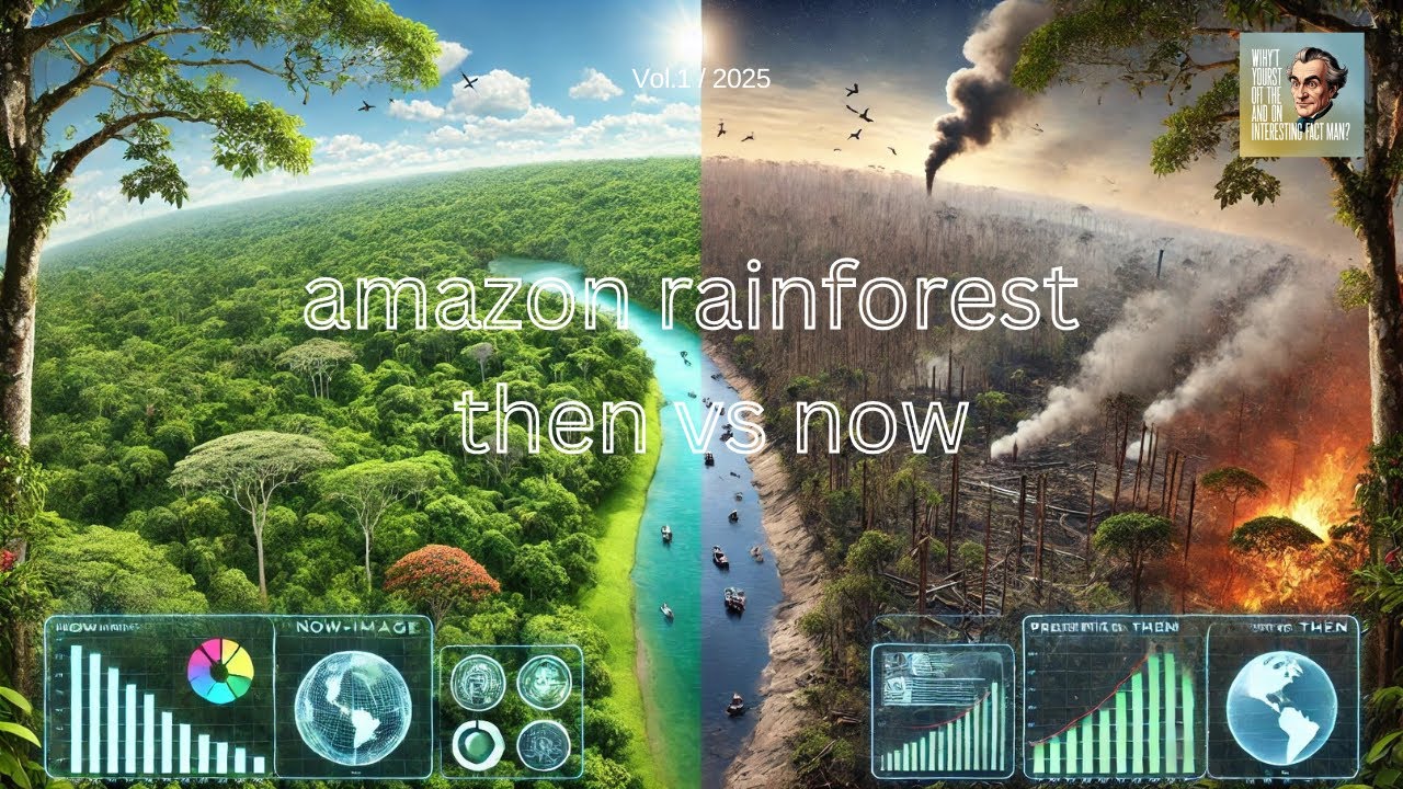 amazon rainforest now vs then#amazon #nowvsthen #animals #rainforest ...