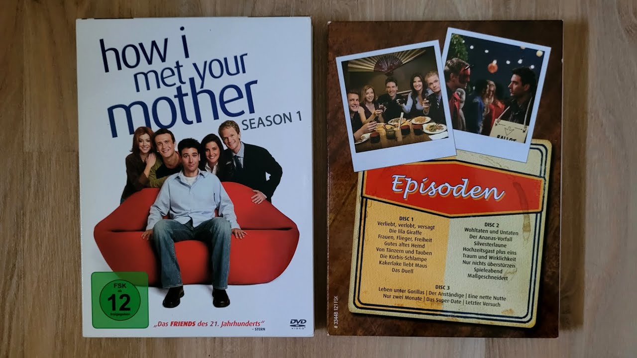 How I Met Your Mother - Season 1 - DVD Staffel 1 (3 DVDs) UNBOXING ...