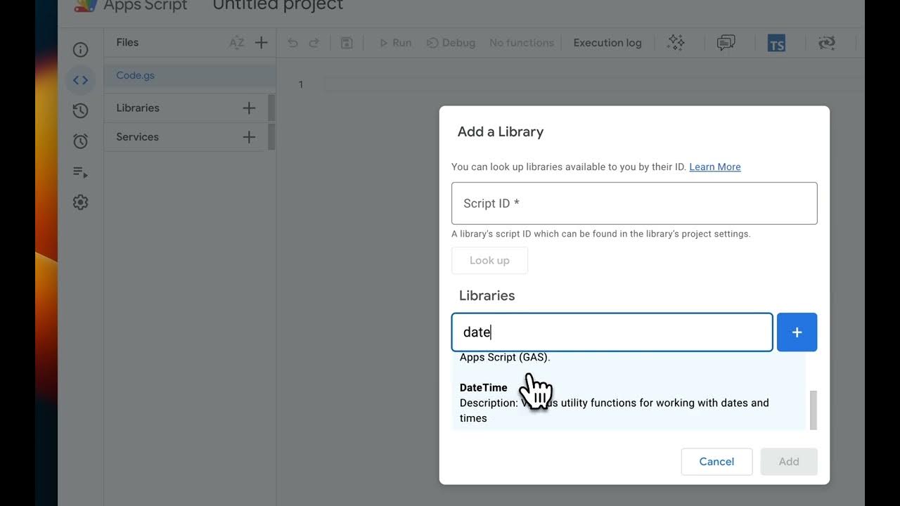 Apps Script Libraries - chrome extension for apps script libraries - YouTube