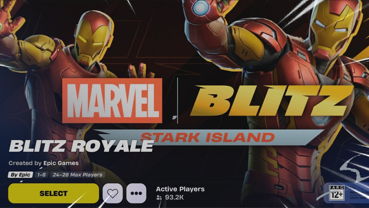 Fortnite Blitz Mode Iron Man Live - YouTube
