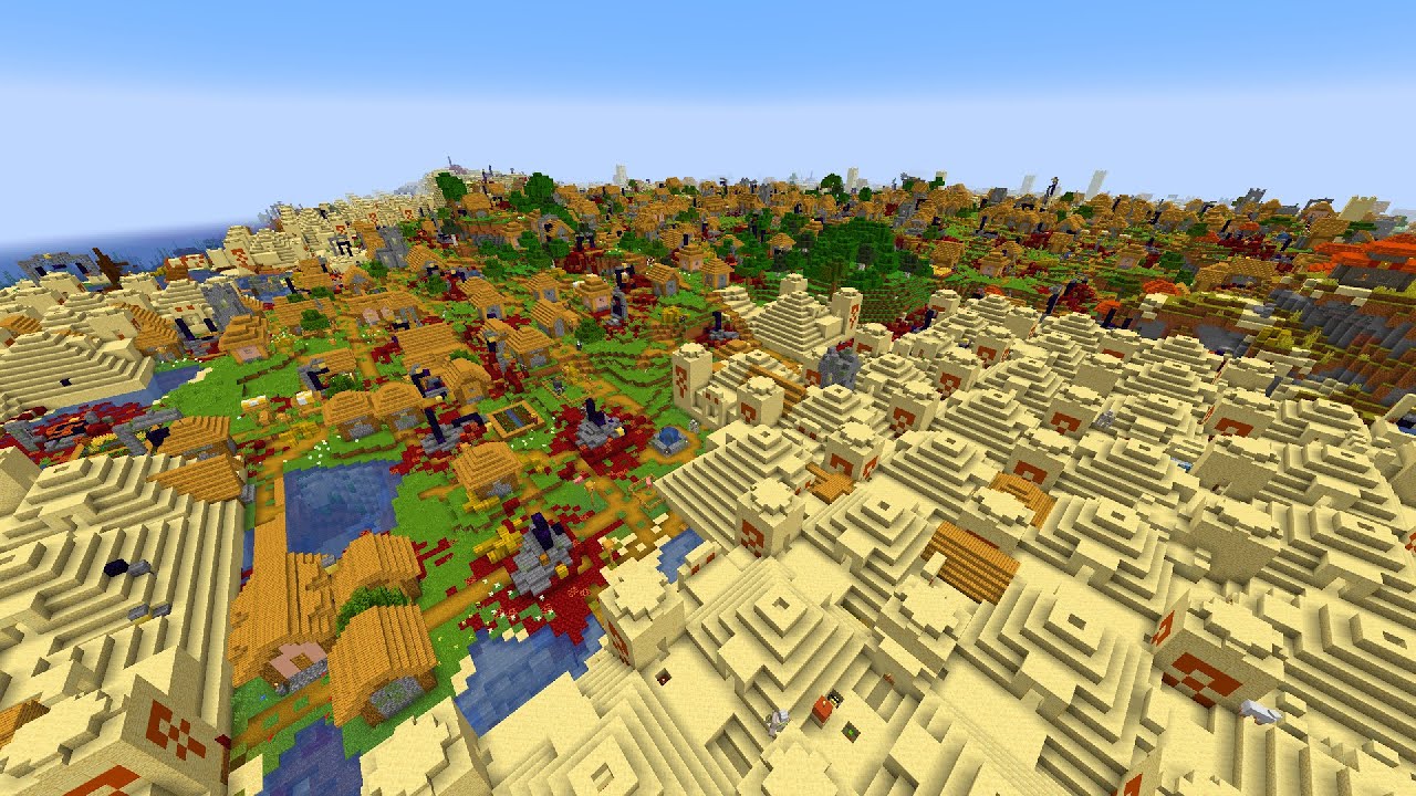 Minecraft but there are Infinite Structures - YouTube