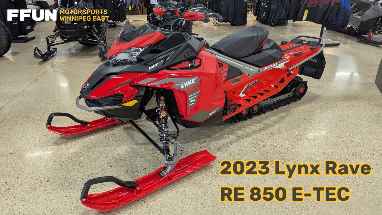 2023 Lynx Rave RE 850 E TEC Walkaround - YouTube