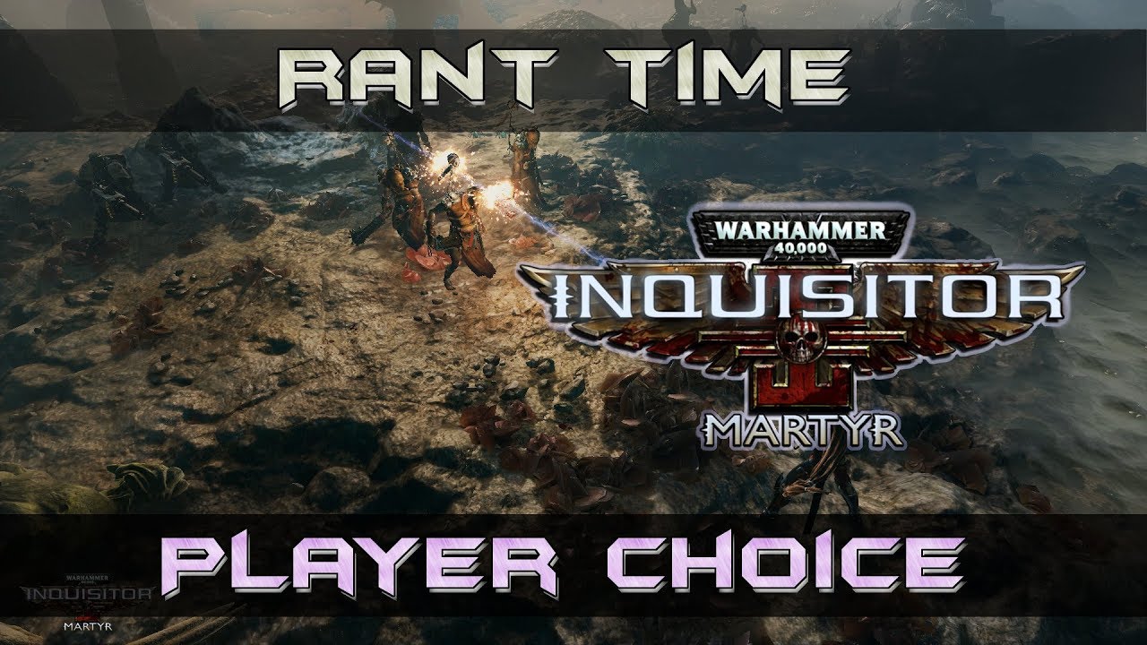 Rant - Character builds and Player Choice - YouTube