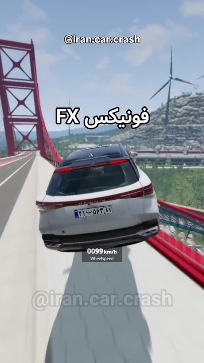 تست استقامت ماشین های ایرانی 😂 ماشین تصادف موتور گیم جیتیای بازی