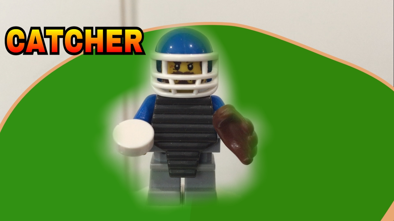 LEGO Baseball Catcher Custom Minifigure - YouTube