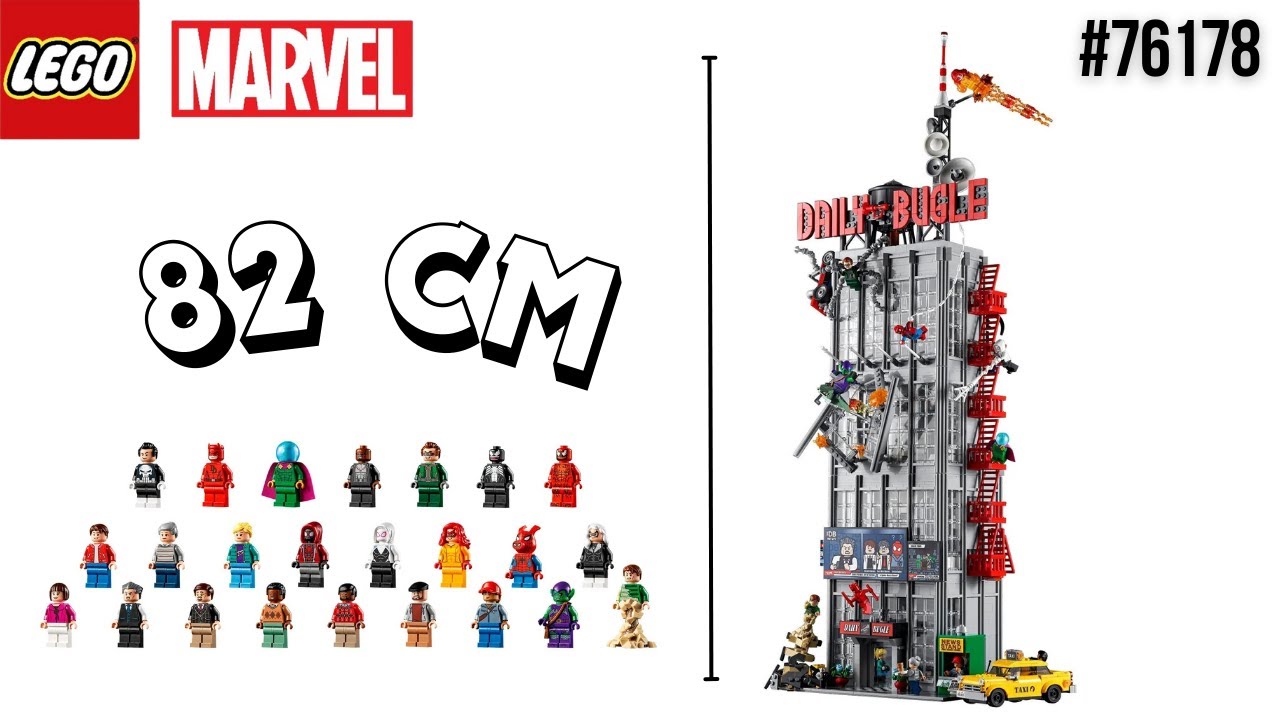 LEGO 76178 Marvel - Daily Bugle - Spider Man - Speed build - BrickLeaks ...