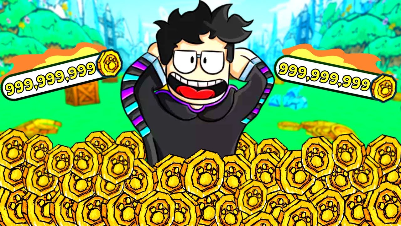 Jak Zdobyć 1 MILION monet co kilka sekund w Pet Simulator X Doodle ...