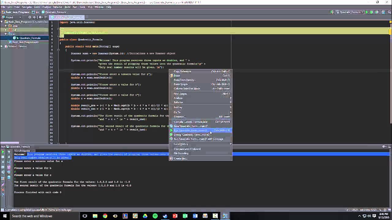 Building a Java project in IntelliJ - YouTube