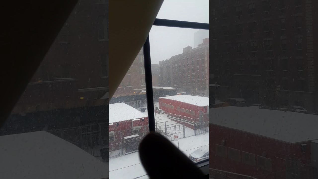 Snowing in the Bronx, New York - 1 of 2 - YouTube