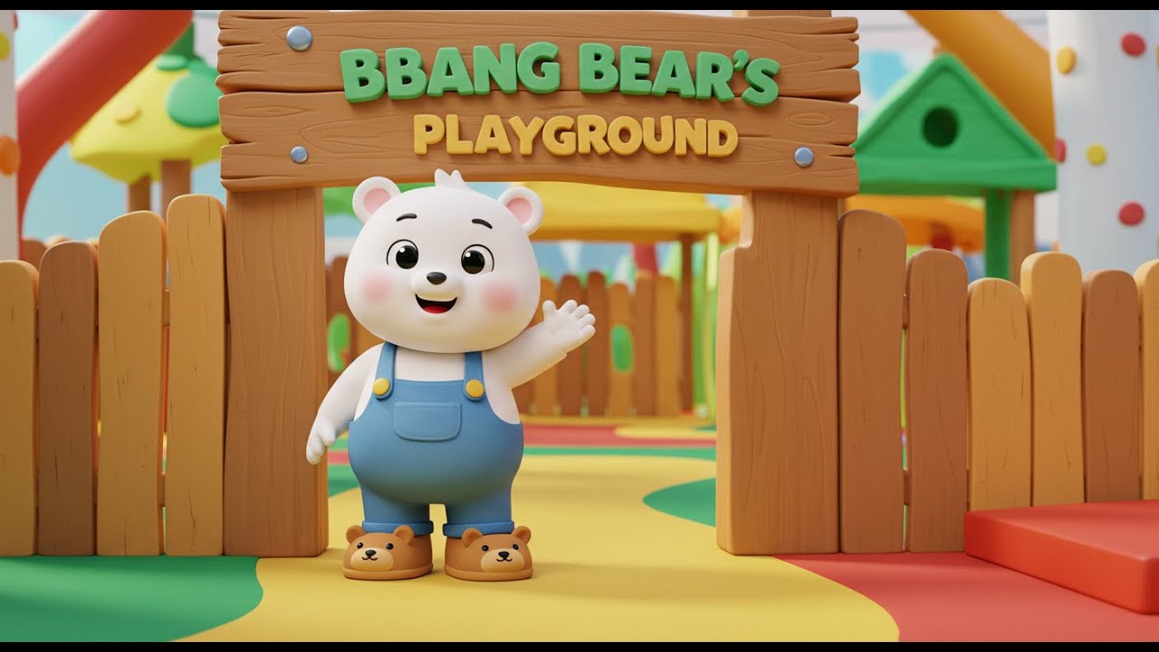 BBANG Bear’s Playground | Fun Kids Song with Boing Boing Fun! 빵곰이의 놀이터에 ...