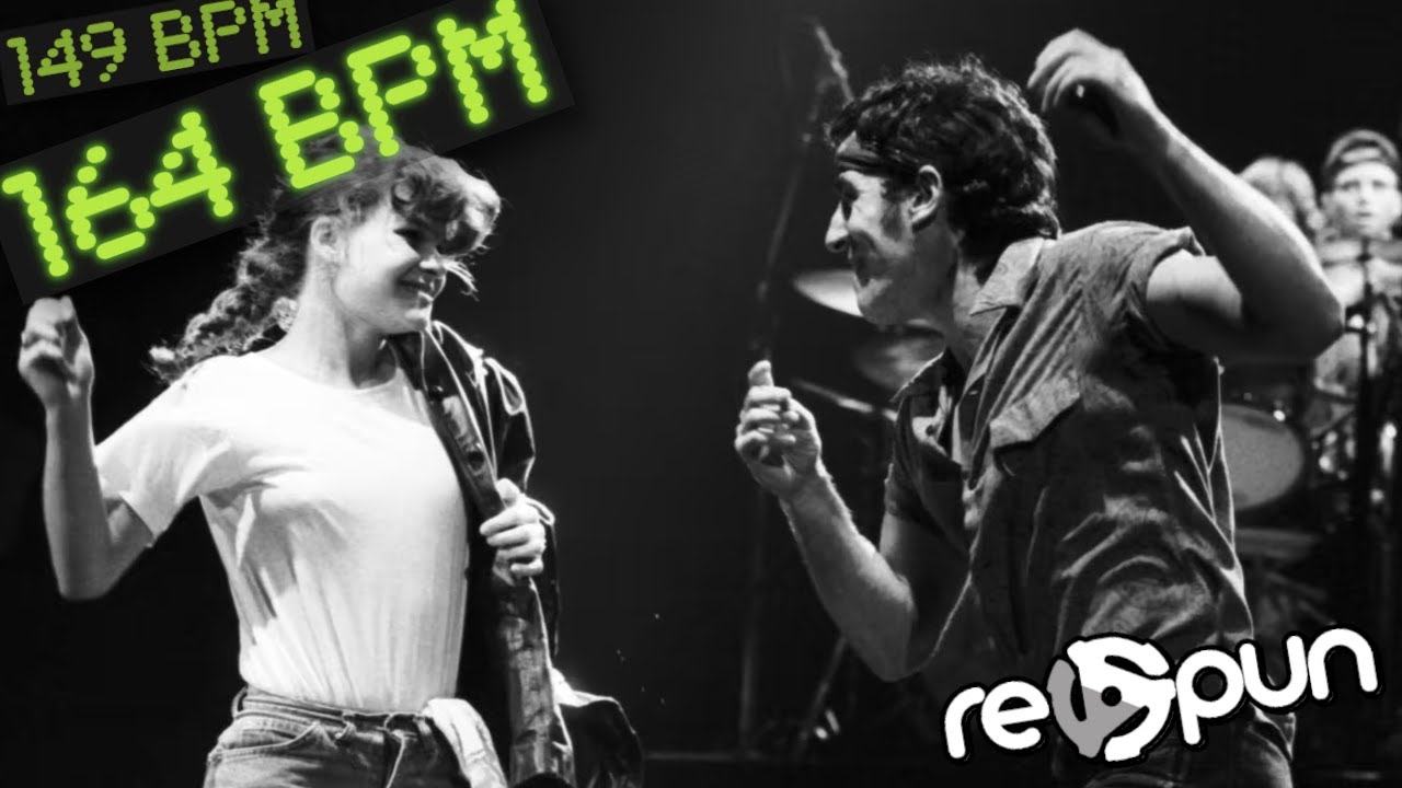 Dancing in the Dark - Bruce Springsteen respun 149 to 164 bpm - YouTube