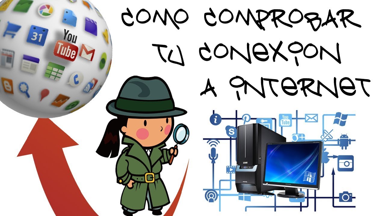 Comprobar tu conexión a internet | tutorial basico en redes - YouTube