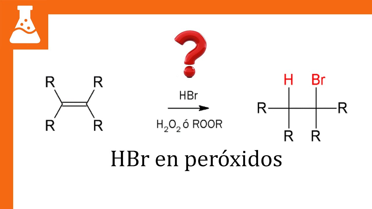 Adición de HBr en peróxidos a alquenos: MECANISMO de reacción - YouTube
