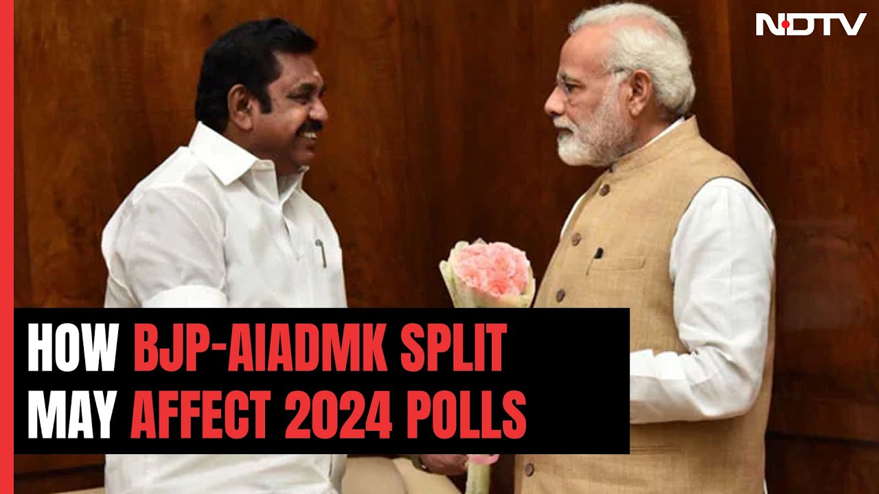 BJP-AIADMK Split Decoded: What The Big Break-Up Means For 2024 - YouTube