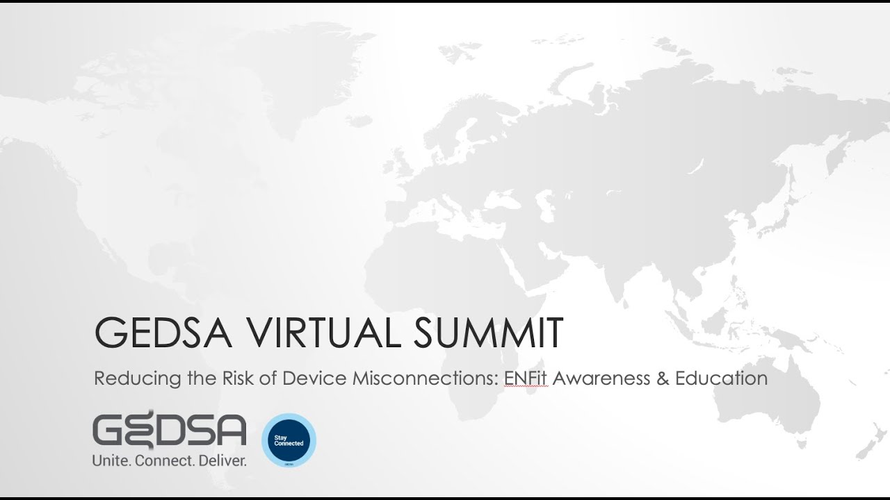 GEDSA Webinar - Reducing the Risk of Medical Device Misconnections ...