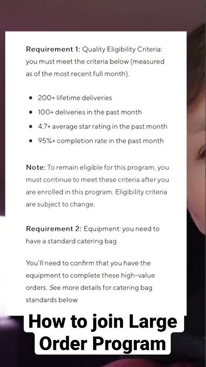 How to join DoorDash Large Order PROGRAM - YouTube